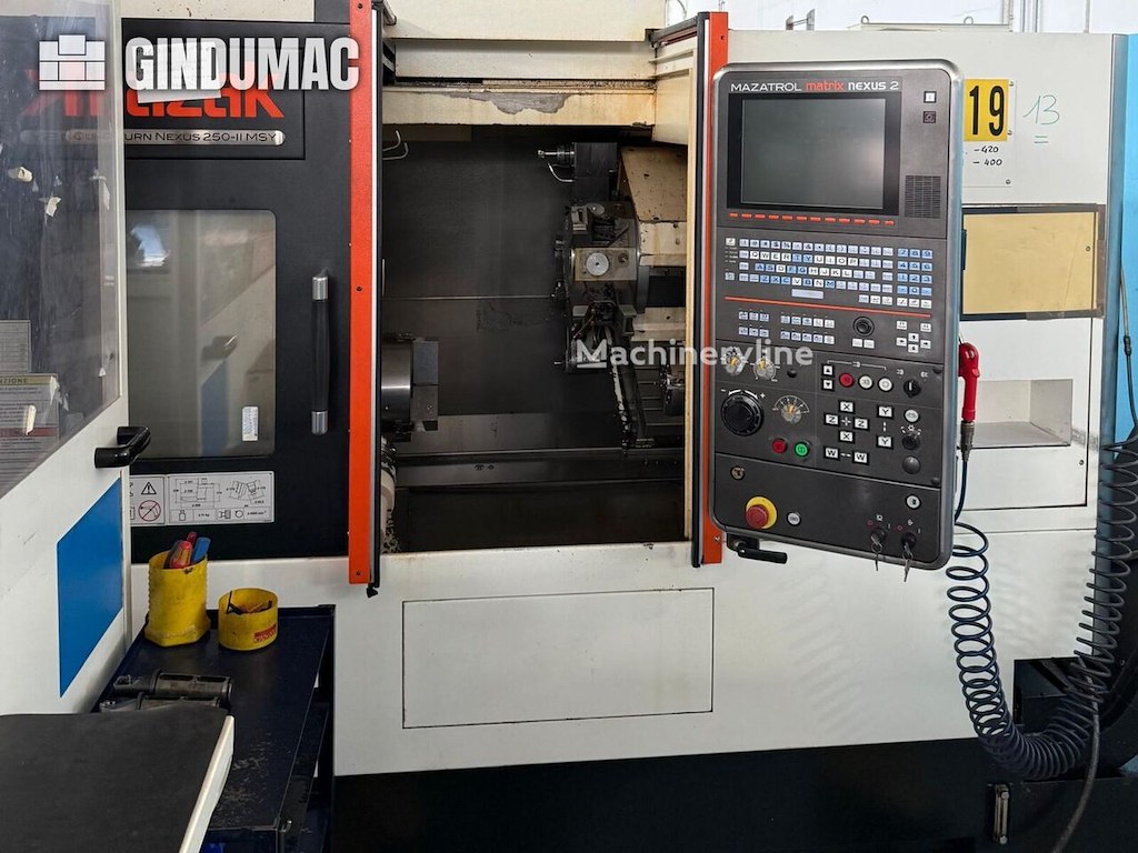 Mazak QTN 250 II MSY strug za metal