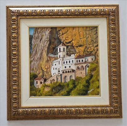 Ulje na platnu - Manastir Ostrog, prelepo!