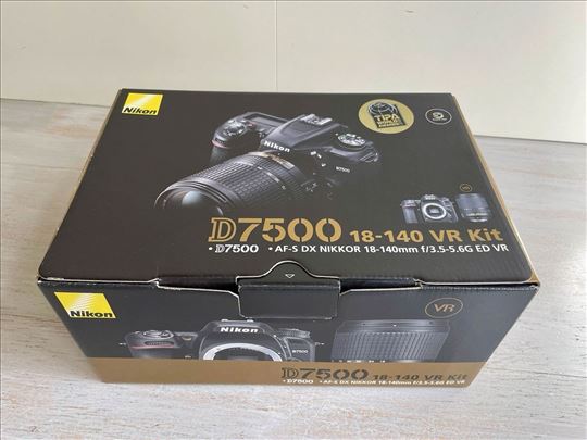 Nikon D7500 (156 okidanja) + objektivi (opciono)