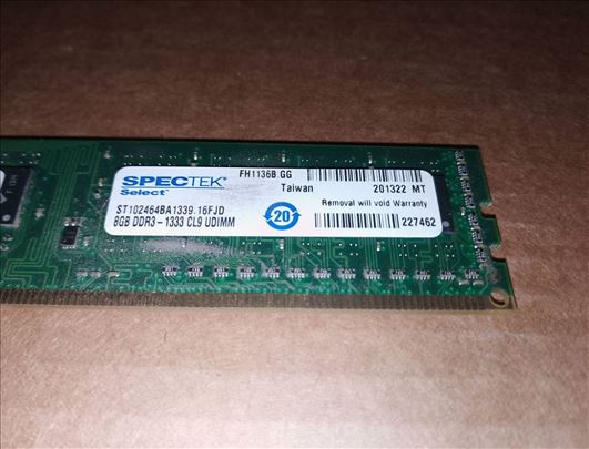 Spectec DDR3 8gb 1333