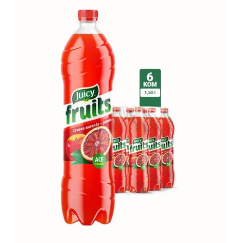 Juicy Fruits ACE Crvena Narandža 1,5l 6kom XXL
