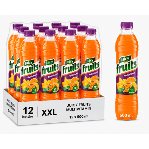 Juicy Fruits multivitamin 500ml, 12 kom XXL