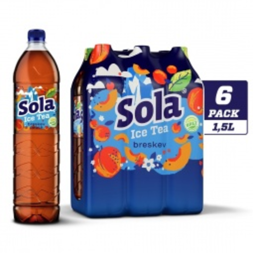 Sola Ledeni čaj Breskva, 1.5l PVC, 6 kom, XXL