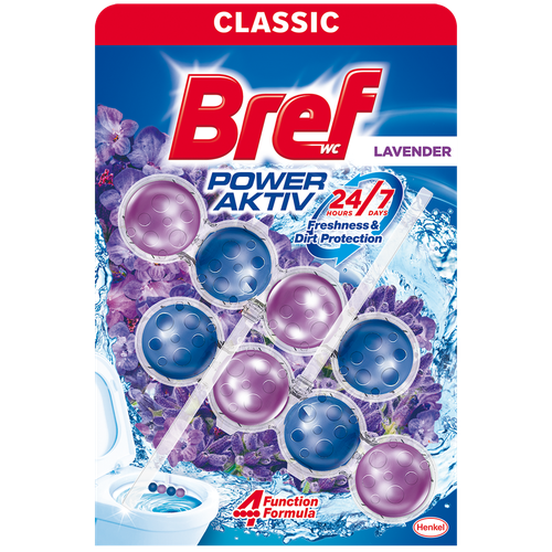 Bref WC osveživač Power Aktive Lavender 2x50g