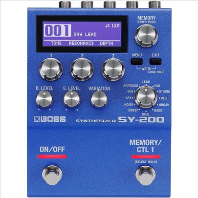 Boss SY-200 Guitar Synthesizer / novo