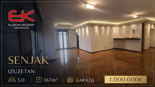 Izuzetan, prostran stan na Senjaku sa garažom