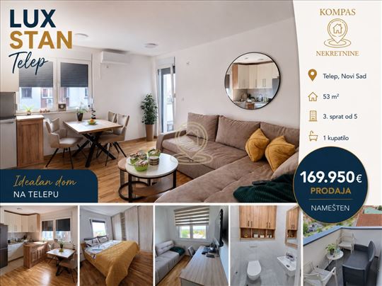 Trosoban stan 53 m², Bulevar Patrijarha Pavla, Nov