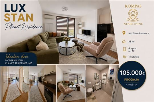 Garsonjera U Planet Residence – Luksuz Koji Donosi