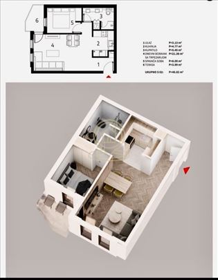 Savršen manji stan u luksuznoj novogradnji – 46m²