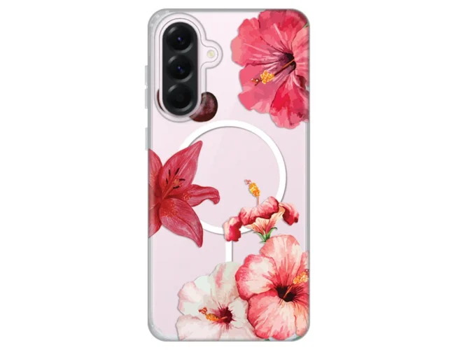 Red Print Magsafe maska za mobilni telefon Samsung A57 roze sa cvećem