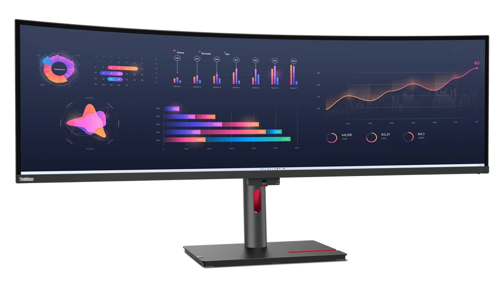 Lenovo P49w-30 (63DBRAT1EU) IPS zakrivljeni monitor 49"
