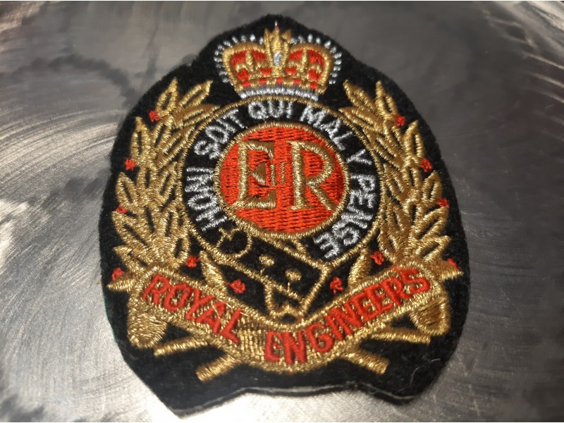 ORIGINAL BRITANSKI VOJNI AMBLEM ROYAL ENGINEERS ŠEVRON