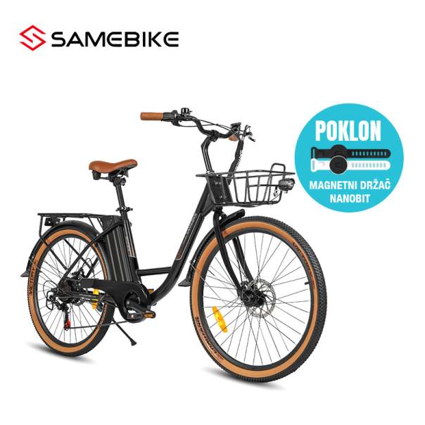 Samebike Elektricni bicikl TDE10L crni