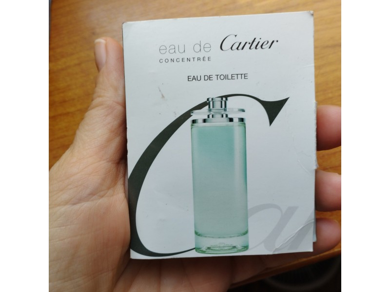 Cartier parfem tester