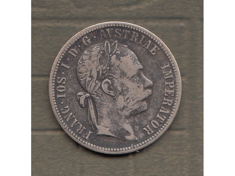 AUSTRUGARSKA.1.FLORIN.1885.SREBRO.