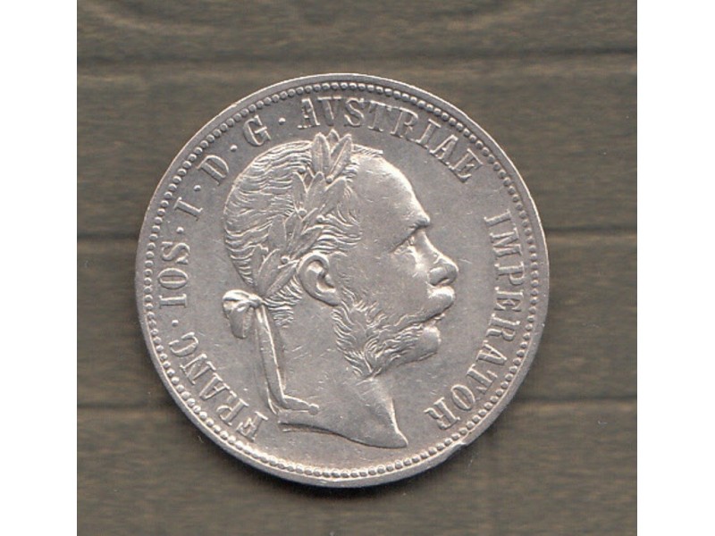 AUSTRUGARSKA.1.FLORIN.1888.SREBRO.