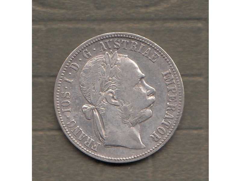 AUSTRUGARSKA.1.FLORIN.1882.SREBRO.