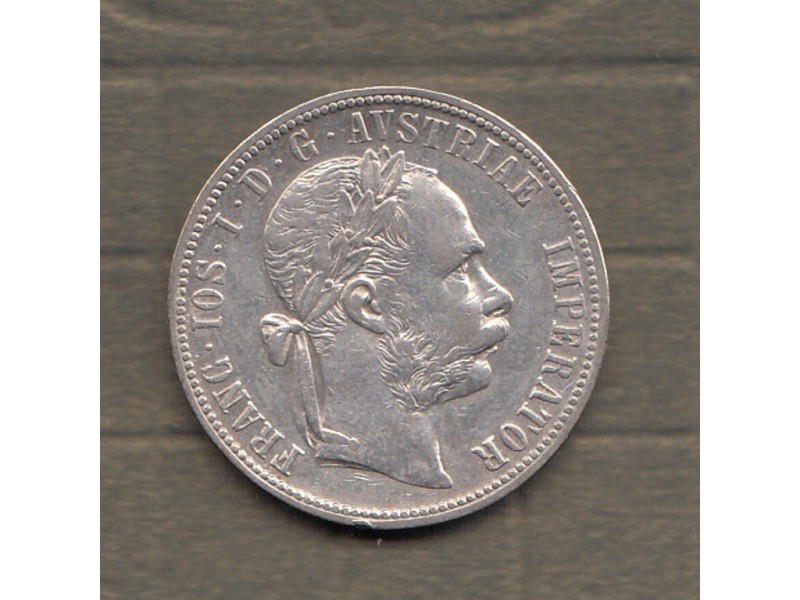 AUSTRUGARSKA.1.FLORIN.1890.SREBRO.