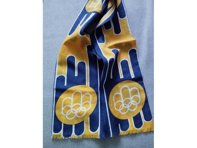 Olimpijski svileni sal Olimpijada vintage