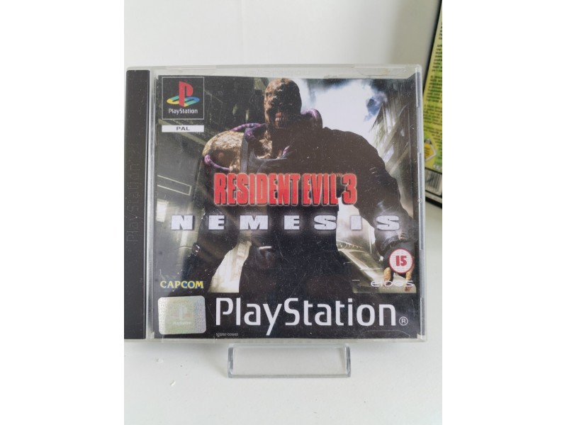 PS1 Resident Evil 3 PAL UK