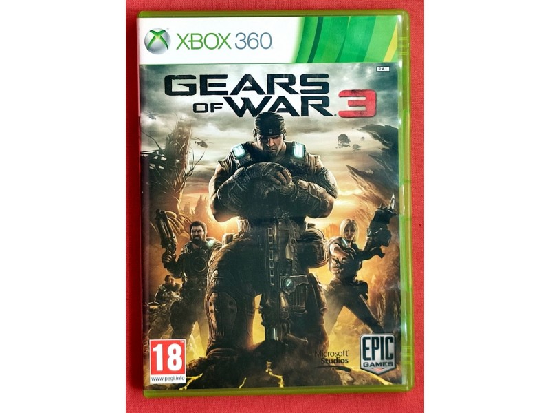 Gears of War 3 - XBox 360 Originalna igra