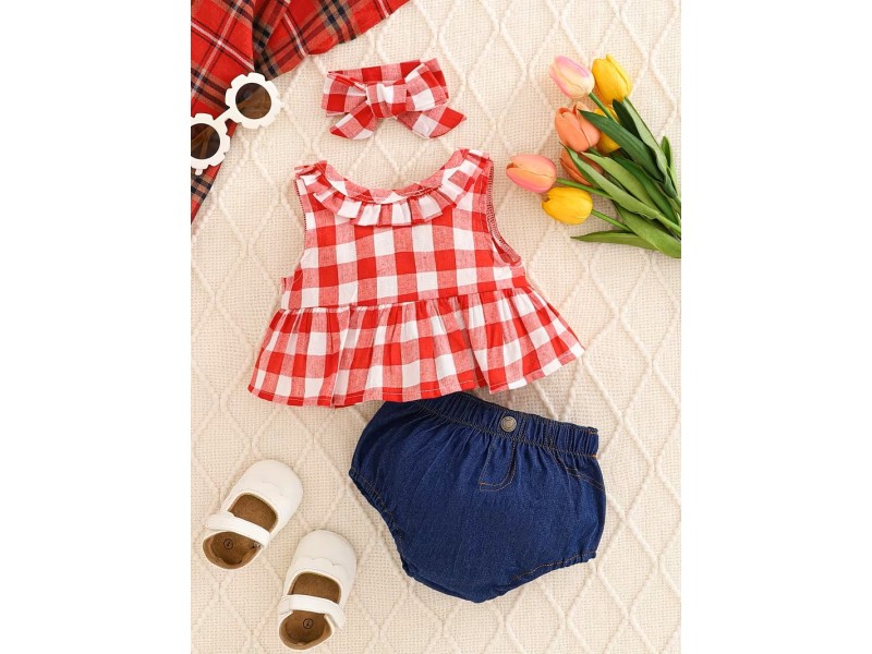 Set sorc, majica i traka 9-12 m NOVO