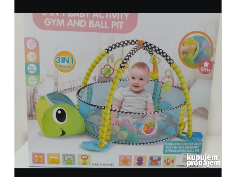 Podloga za bebe 3u1 kornjaca