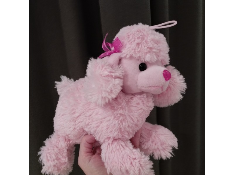 PRELEPA ROZE PUDLICA, MEKANA IGRAČKA KAO NOVA