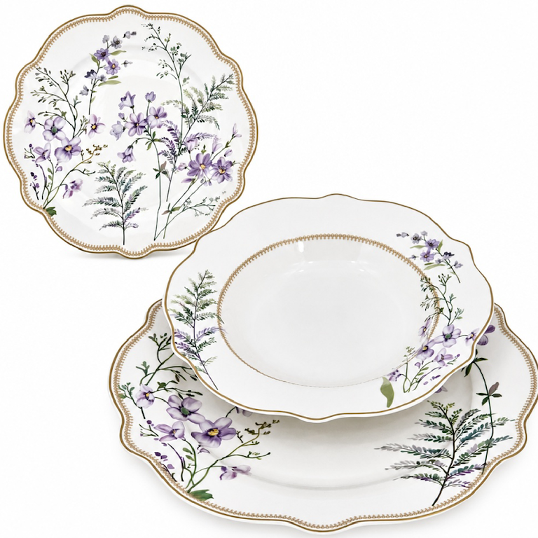 Servis za ručavanje 18/1 porcelan proleće