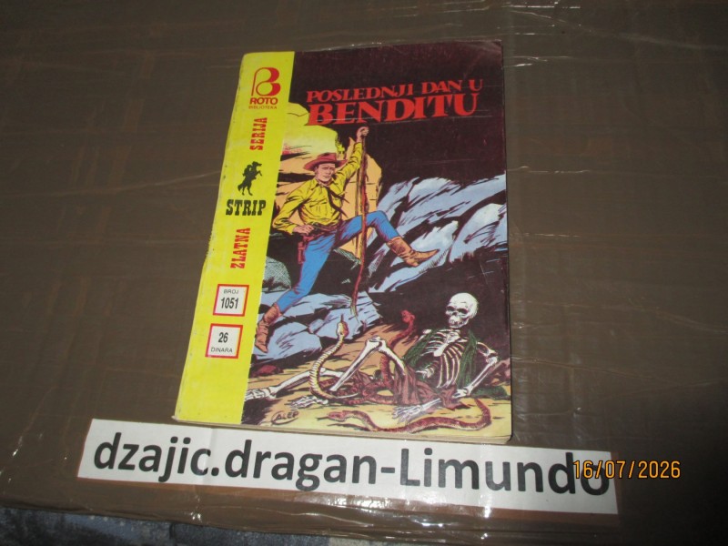 Zlatna serija 1051 Poslednji dani u Benditu Teks Viler