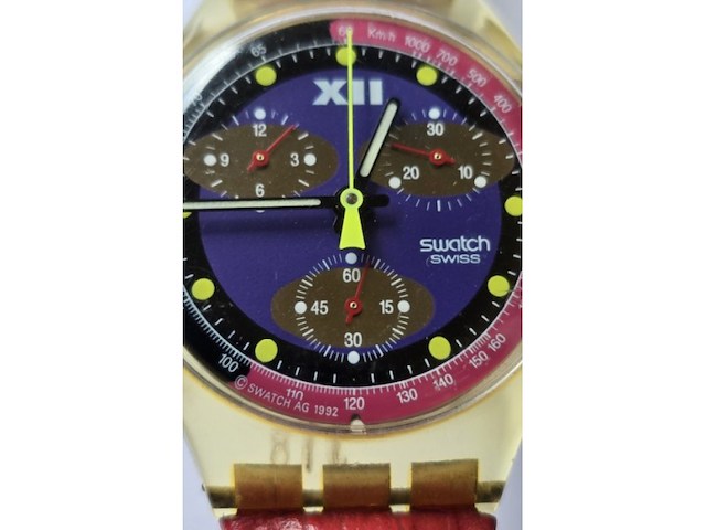 ORIGINAL Swatch Chrono Muški sat u kutiji Blue Chip1993