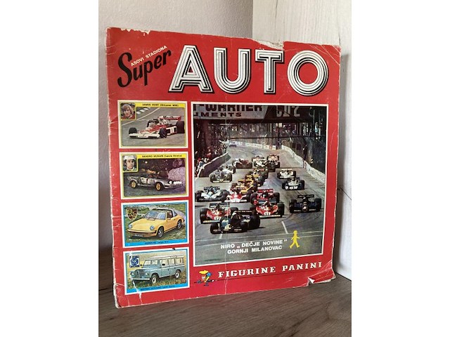 SUPER AUTO / Panini / pun album (RETKO!)