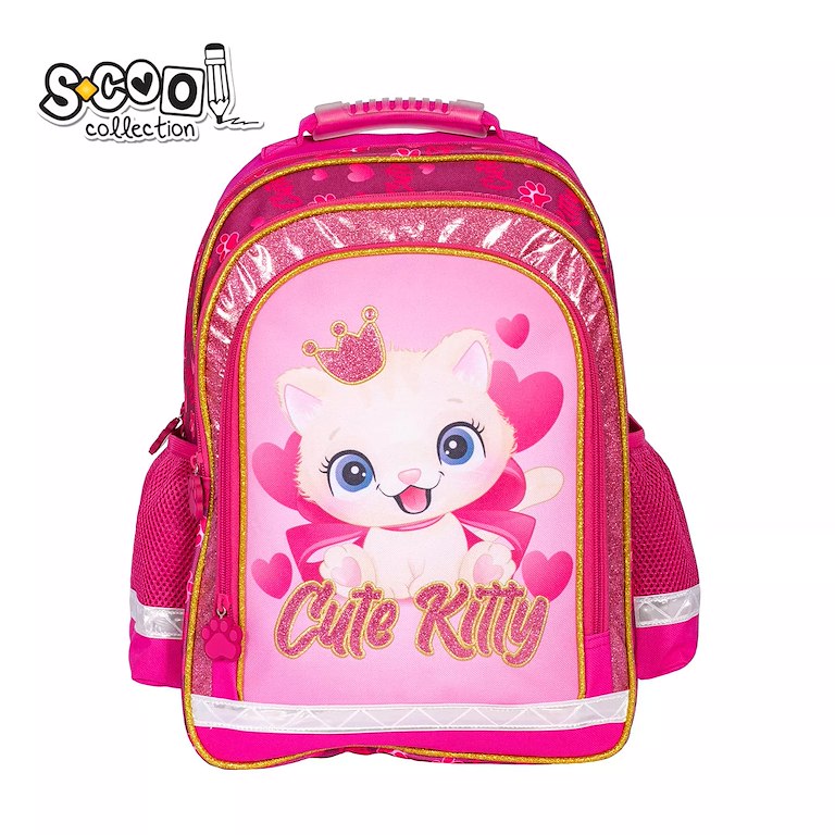 RANAC OJAČANA LEĐA CUTE KITTY 40,5*29*13,50CM SC2123 (NS32438)