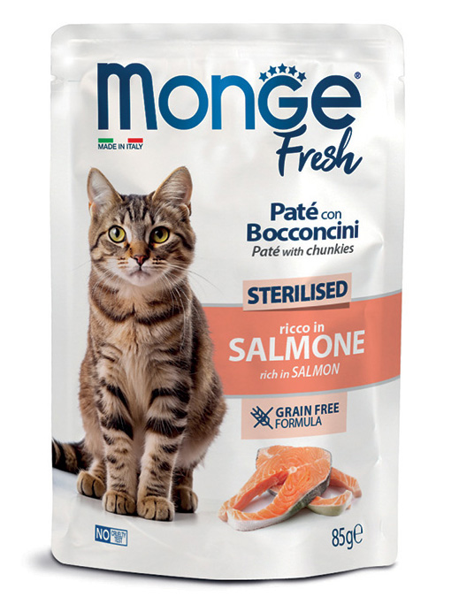 MGM 85g Monge Cat Fresh sos Ster. losos