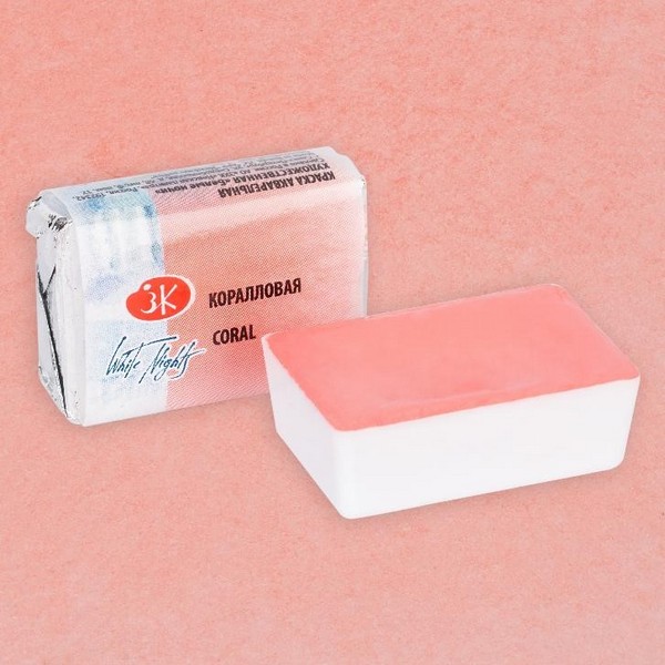 Nevskaya Palitra White Nights Watercolour Pan 2.5 ml - Coral