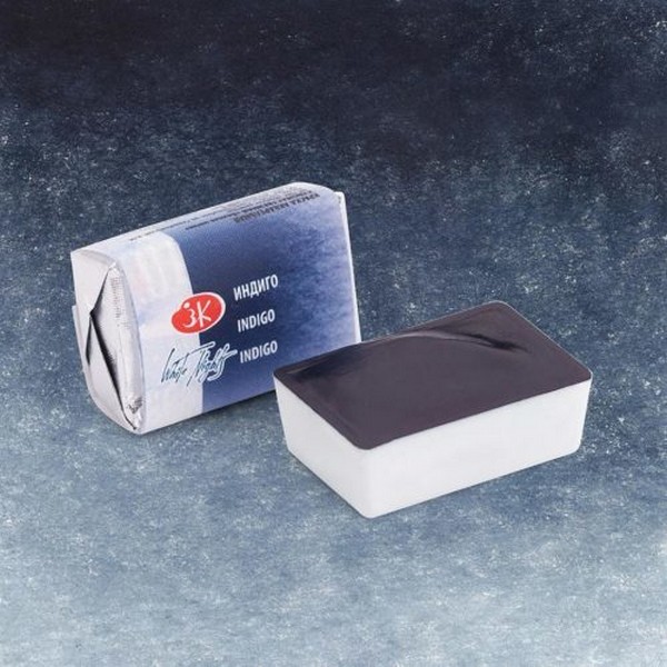 Nevskaya Palitra White Nights Watercolour Pan 2.5 ml - Indigo