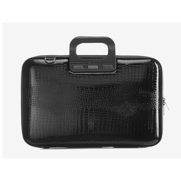 BOMBATA Torba za laptop 13" Shiny Cocco, crna