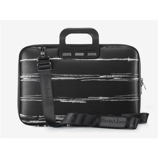 BOMBATA Torba za laptop 15.6" Black&White, crna/bela