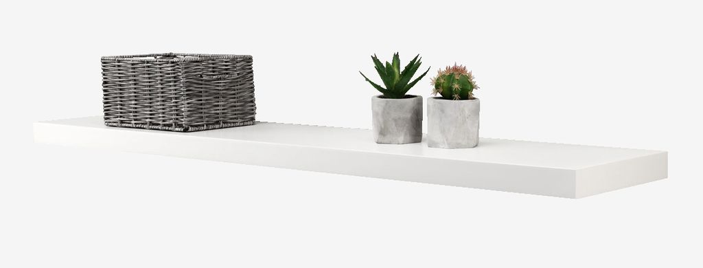 Floating shelf ABILD 120x24cm white