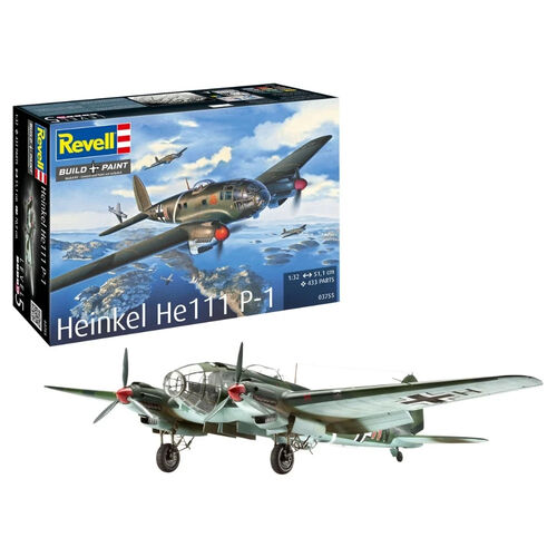NEW! Revell 03755 Heinkel He 111 P-1