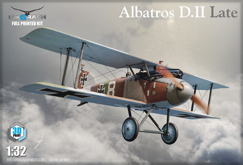 NEW! Lukgraph 32-069 Albatros D.II Late (Standard Set / 3D-Printed Full Kit)