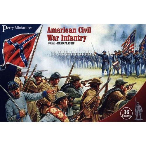 NEW! PERRY Miniatures ACW01 American Civil War - Infantry (36 Figures)