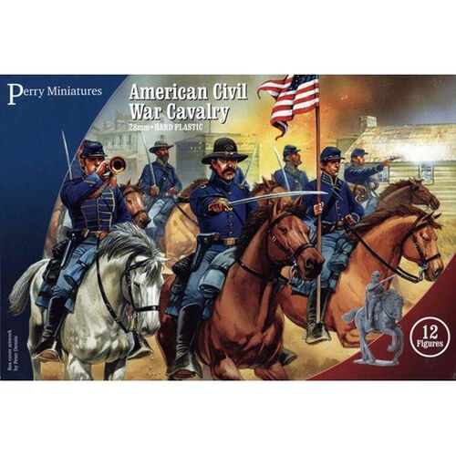 NEW! PERRY Miniatures ACW02 American Civil War - Cavalry (12 Figures)
