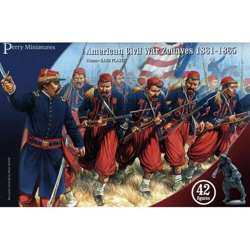 NEW! PERRY Miniatures ACW70 American Civil War - Zouaves 1861-1865 (42 Figures)