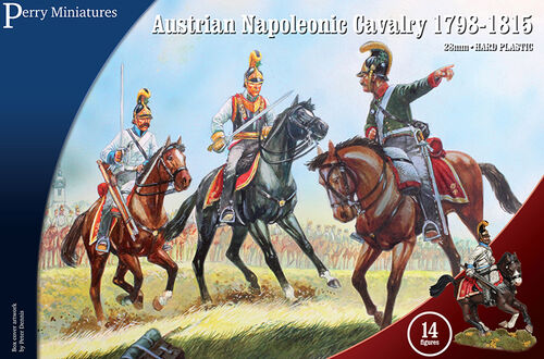 NEW! PERRY Miniatures AN80 Austrian (German) Napoleonic Wars Cavalry 1798-1815 (14 Figures)