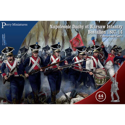 NEW! PERRY Miniatures DOW1 Napoleonic Wars Duchy of Warsaw Infantry Battalion 1807-1814 (44 Figures)
