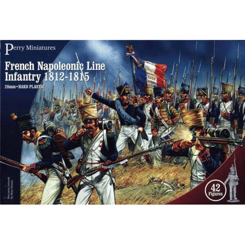NEW! PERRY Miniatures FN100 French Napoleonic Wars Line Infantry 1812-1815 (42 Figures)