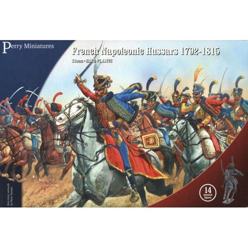 NEW! PERRY Miniatures FN140 French Napoleonic Wars Hussars 1792-1815 (14 Figures)