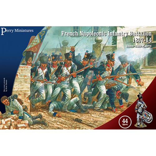 NEW! PERRY Miniatures FN250 French Napoleonic Wars Infantry Battalion 1807-1814 (44 Figures)
