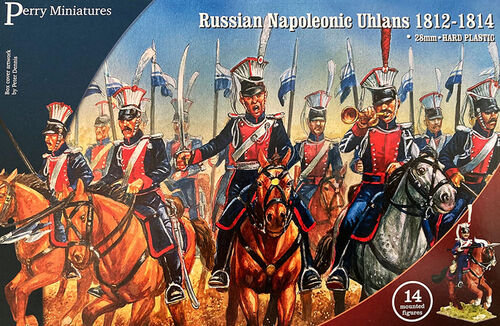 NEW! PERRY Miniatures RN105 Russian Napoleonic Wars Uhlans 1812-1814 (14 Figures)